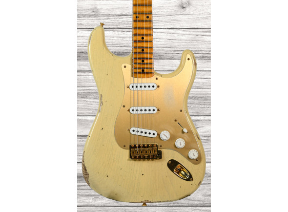 Fender Custom Shop Limited Edition 55 Bone Tone Relic 2A Flame Maple ...
